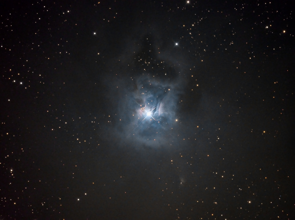 Iris Nebula (NGC7023) in (CLS+Hα)RGB - Astrophotography by Carballada