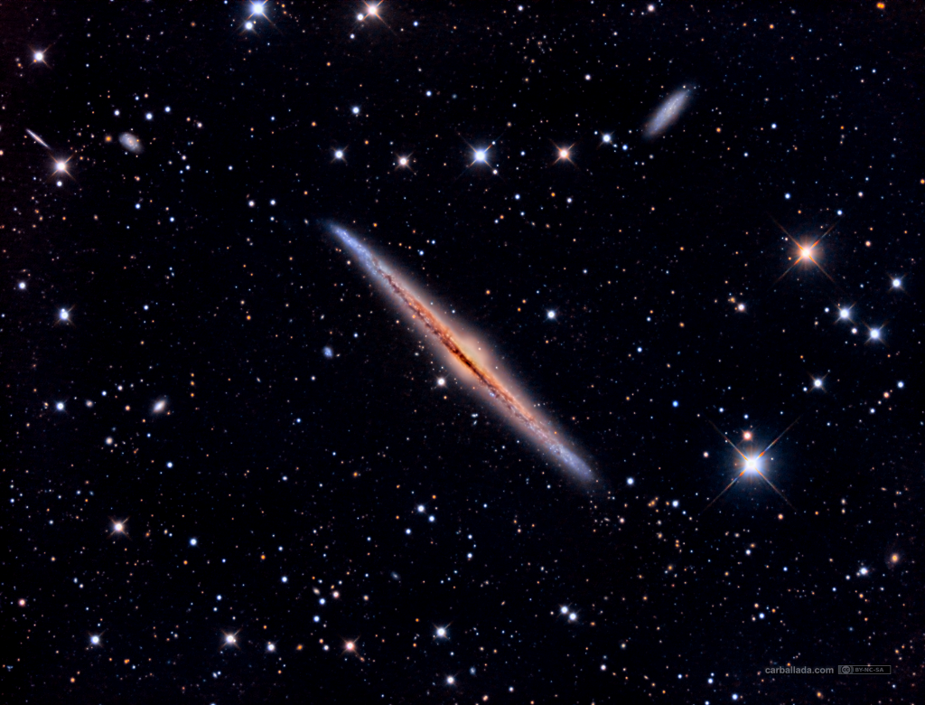 Needle Galaxy & 14 sisters in LRGB - Astro Carballada